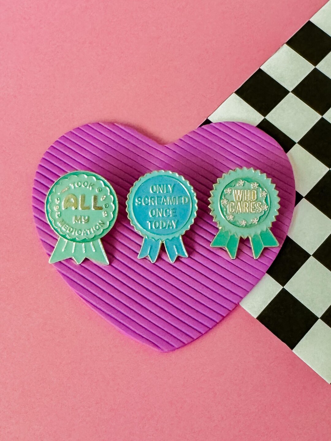 Ribbon Pin | Cute Pin | Enamel Pin | Lapel Pin | Backpack Pin | Unique ...