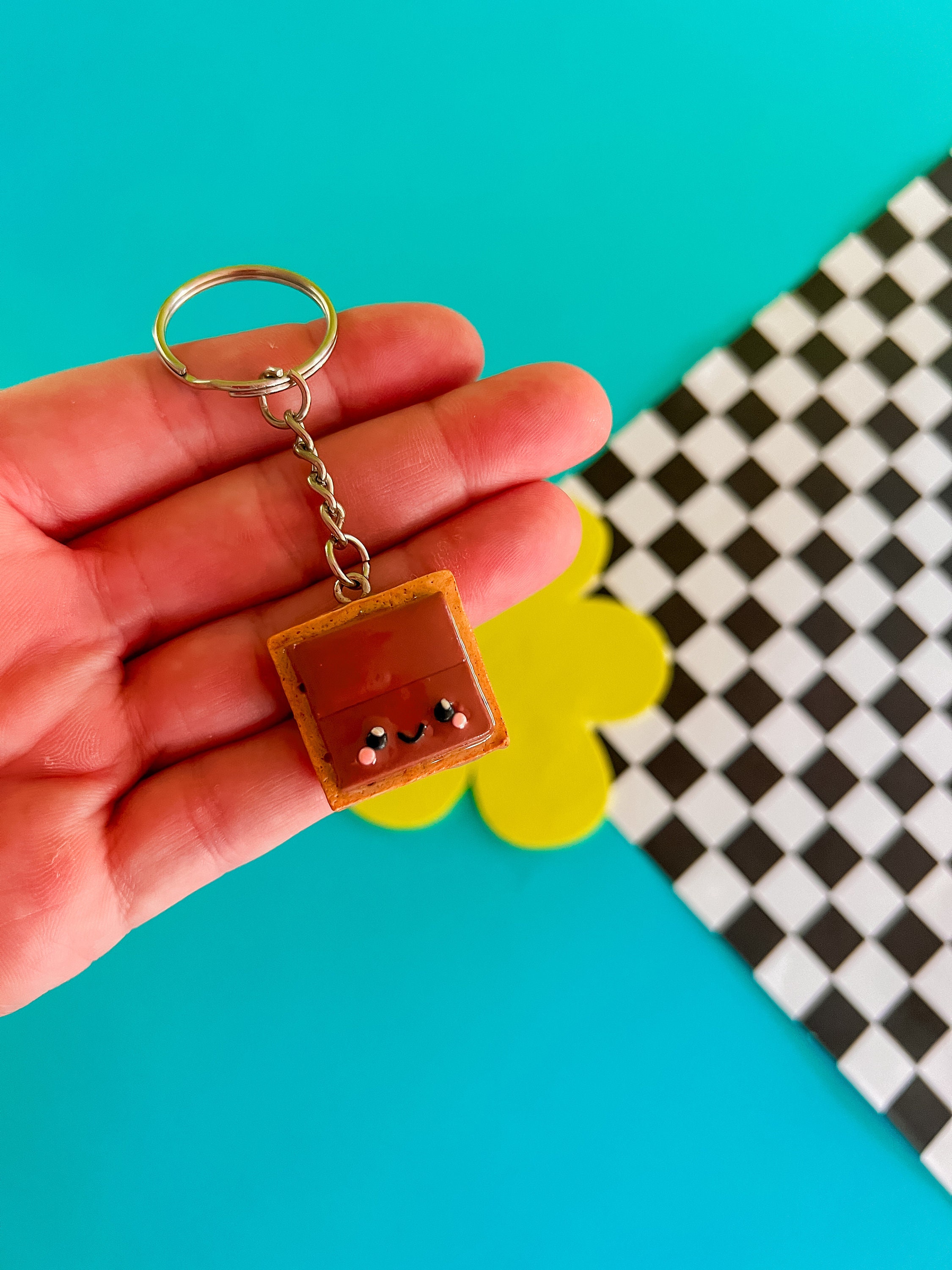 Johnny and June Smore Keychain BFF Keychain Kawaii Smore Kawaii ...