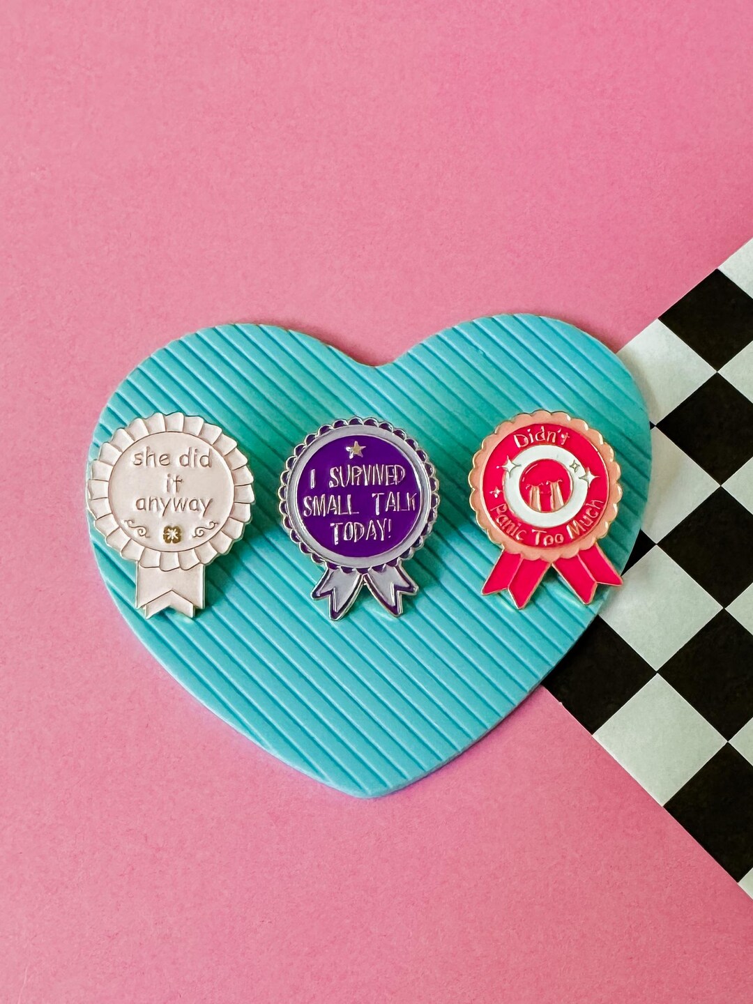 Ribbon Pin | Cute Pin | Enamel Pin | Lapel Pin | Backpack Pin | Unique ...
