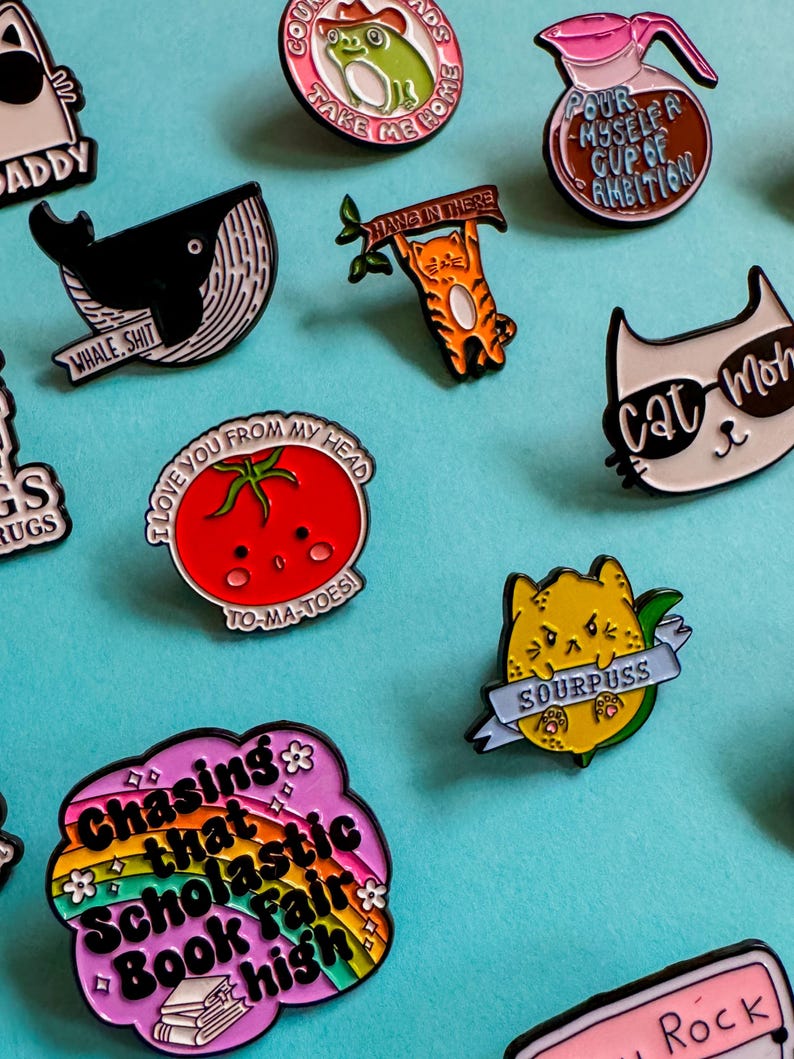 Dolly Pin | Cute Pin | Enamel Pin | Lapel Pin | Backpack Pin | Unique ...