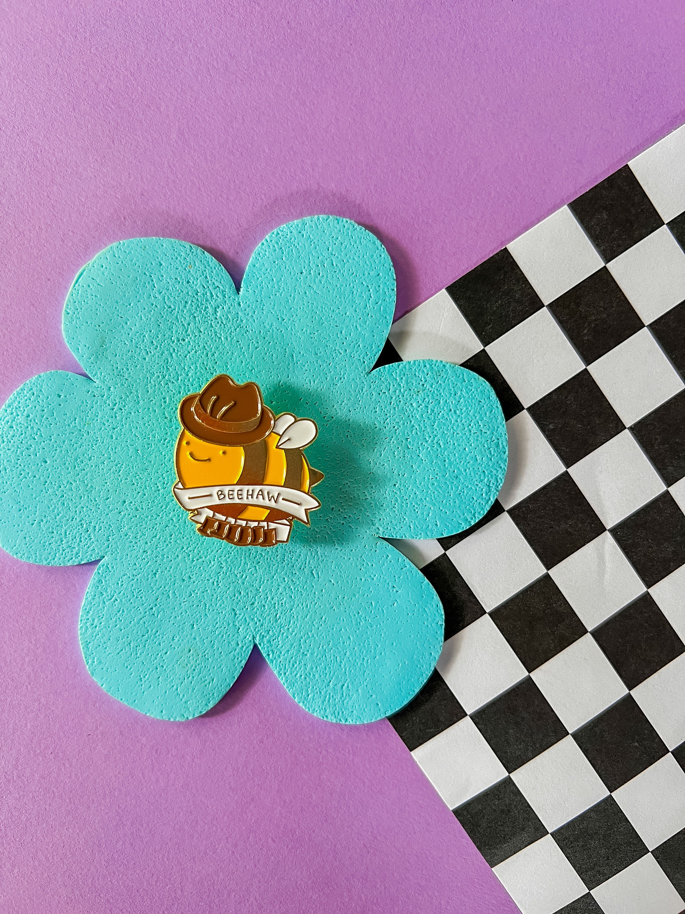 Beehaw | Bee Pin | Enamel Pin | Lapel Pin | Backpack Pin | Bee ...