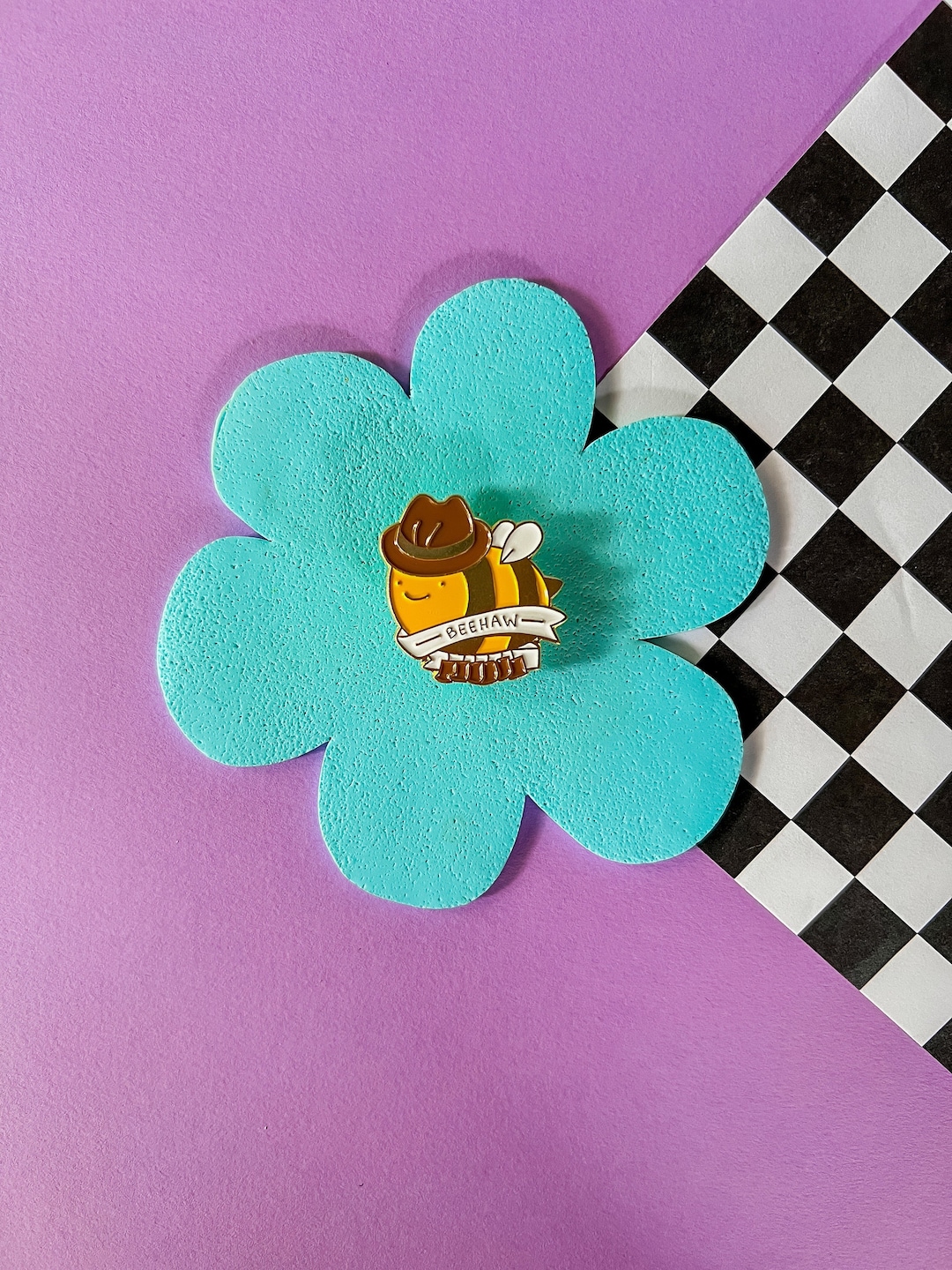 Beehaw | Bee Pin | Enamel Pin | Lapel Pin | Backpack Pin | Bee ...