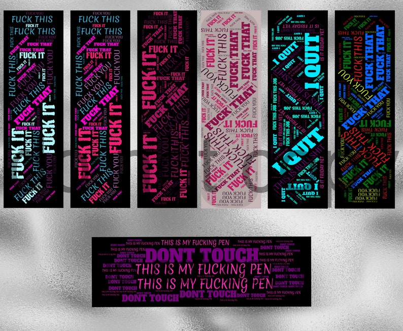 Profanity Word Pen / Office Pens / Curse Word Pens / Custom Pens ...