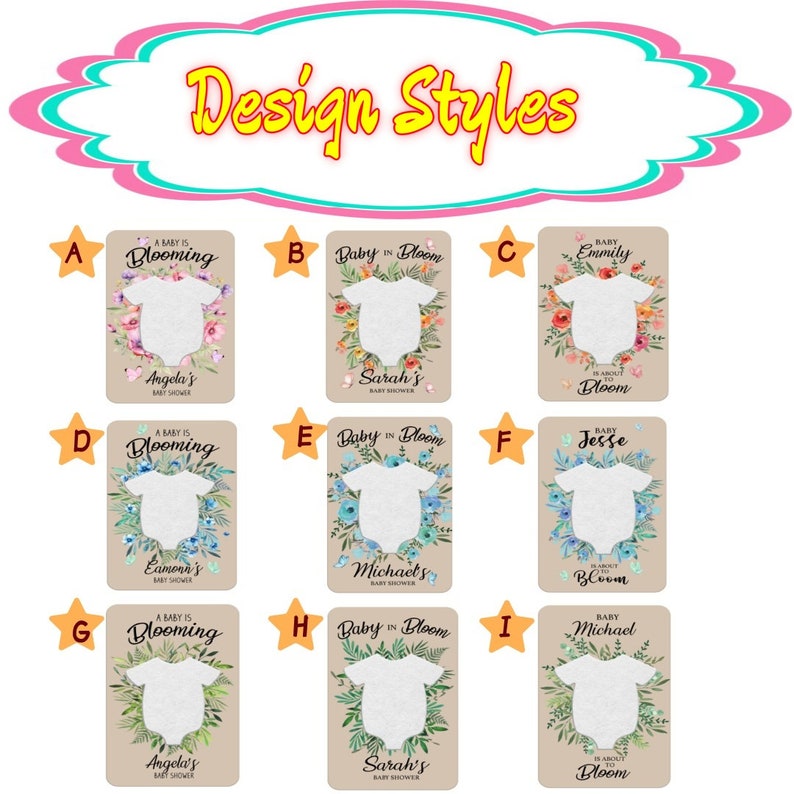 Plantable Wildflower Seed Paper Onesie, Birth Announcement Idea, Party ...