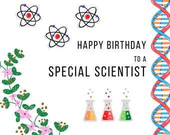 Birthday Gel Electrophoresis Cake Science Card Student - Etsy Canada