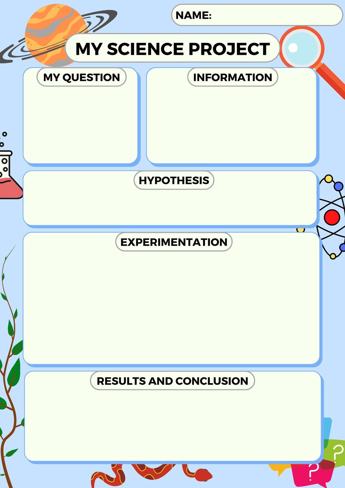 Children's Science Poster, Science, Worksheet, Classroom, Poster ...