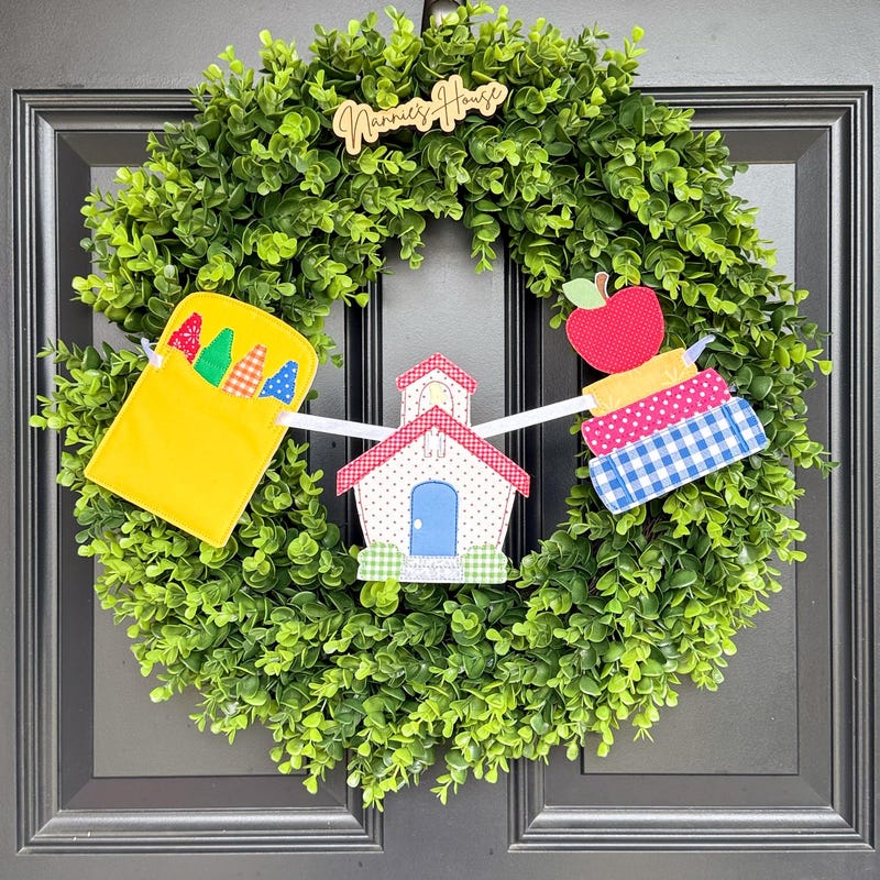 Crayon Wreath - Etsy