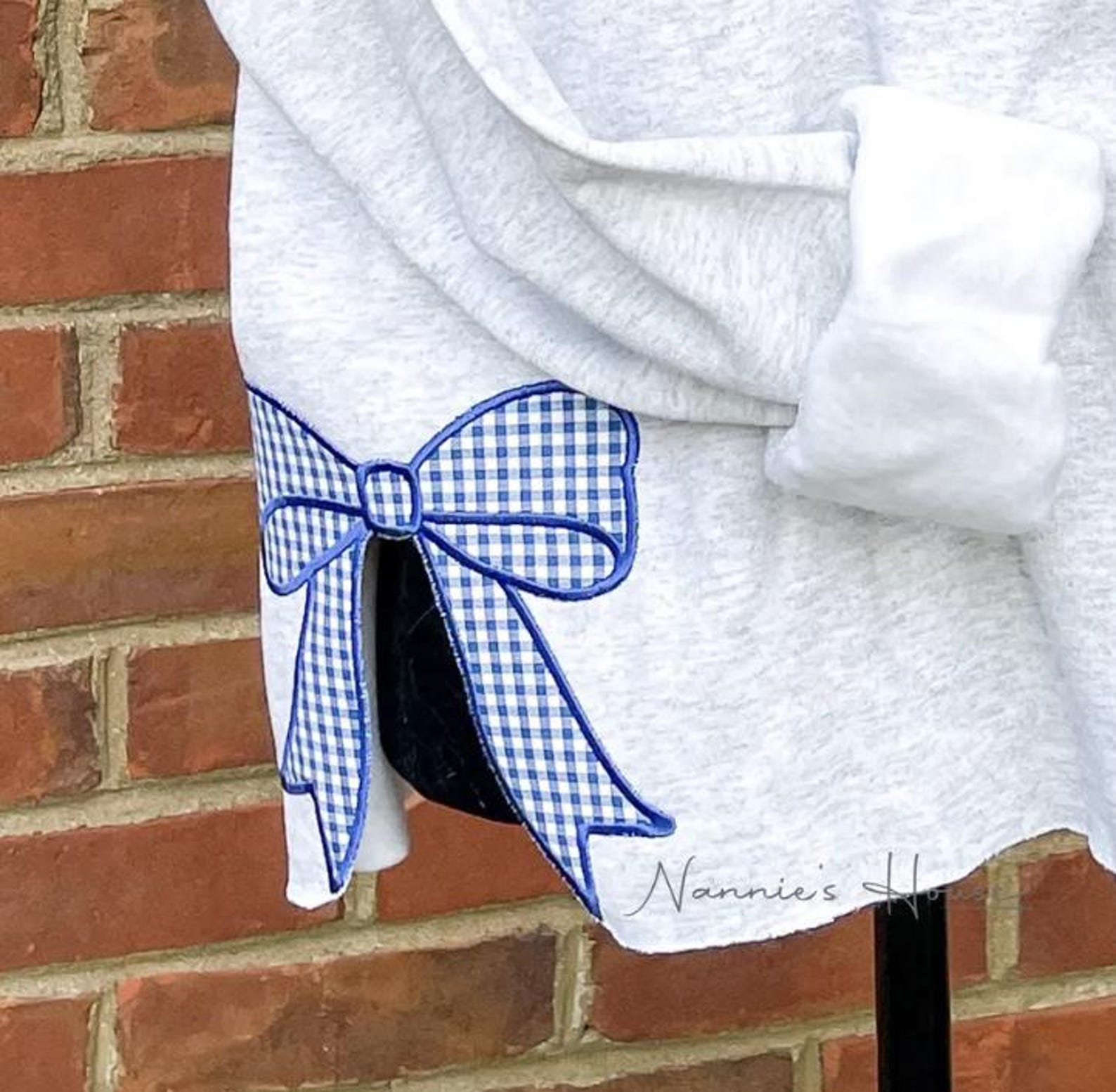 ADD ON: Side Bow Applique Embroidery ONLY (to Be Embroidered on Each ...