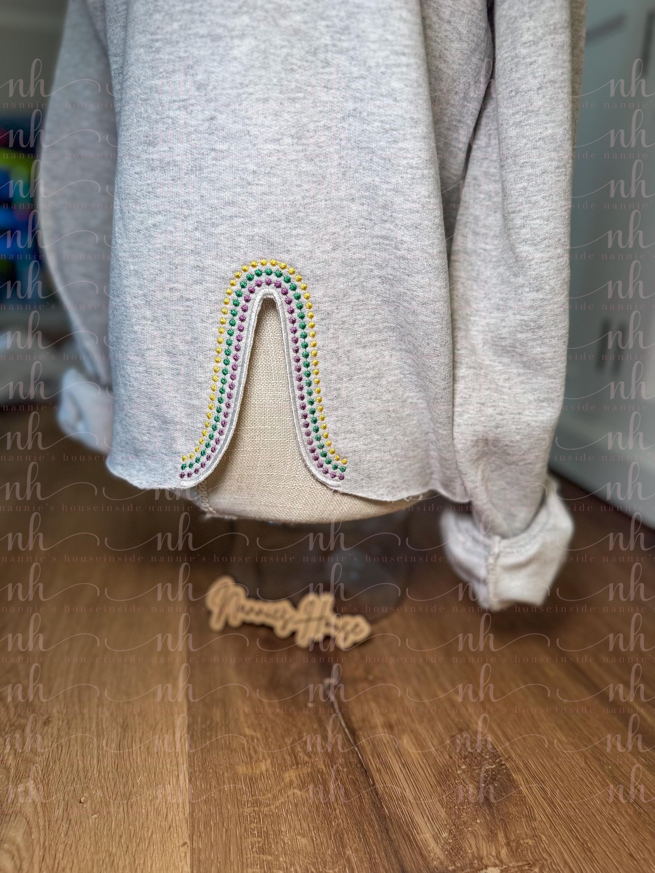 ADD ON: Side (seam) Split Embroidery ONLY (to Be Embroidered on Each ...