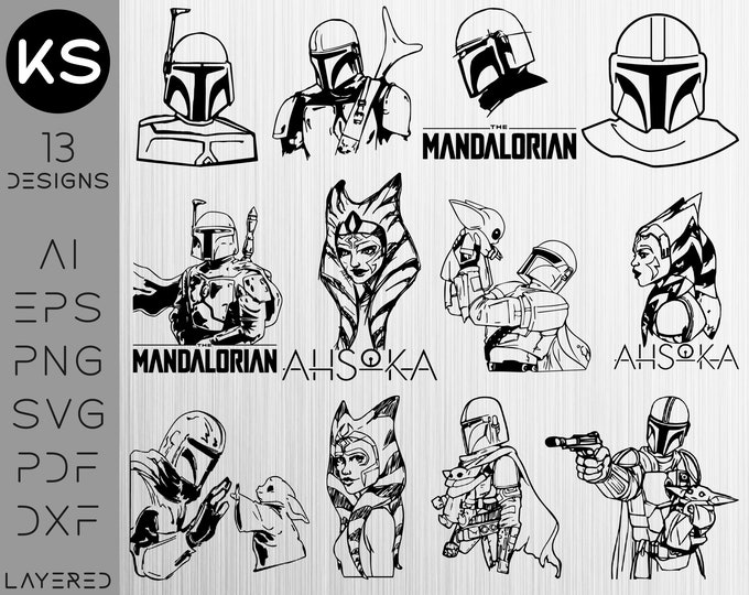 Ahsoka Tano Star Wars Ahsoka SVG Star Wars SVG Cricut - Etsy