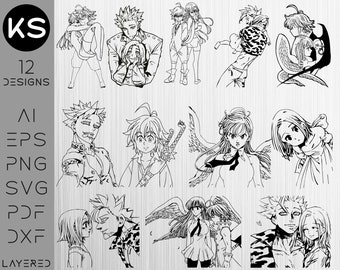 Digital Prints Svg AI Esp Png Pdf Dxf Layered Vector Cricut Instant ...