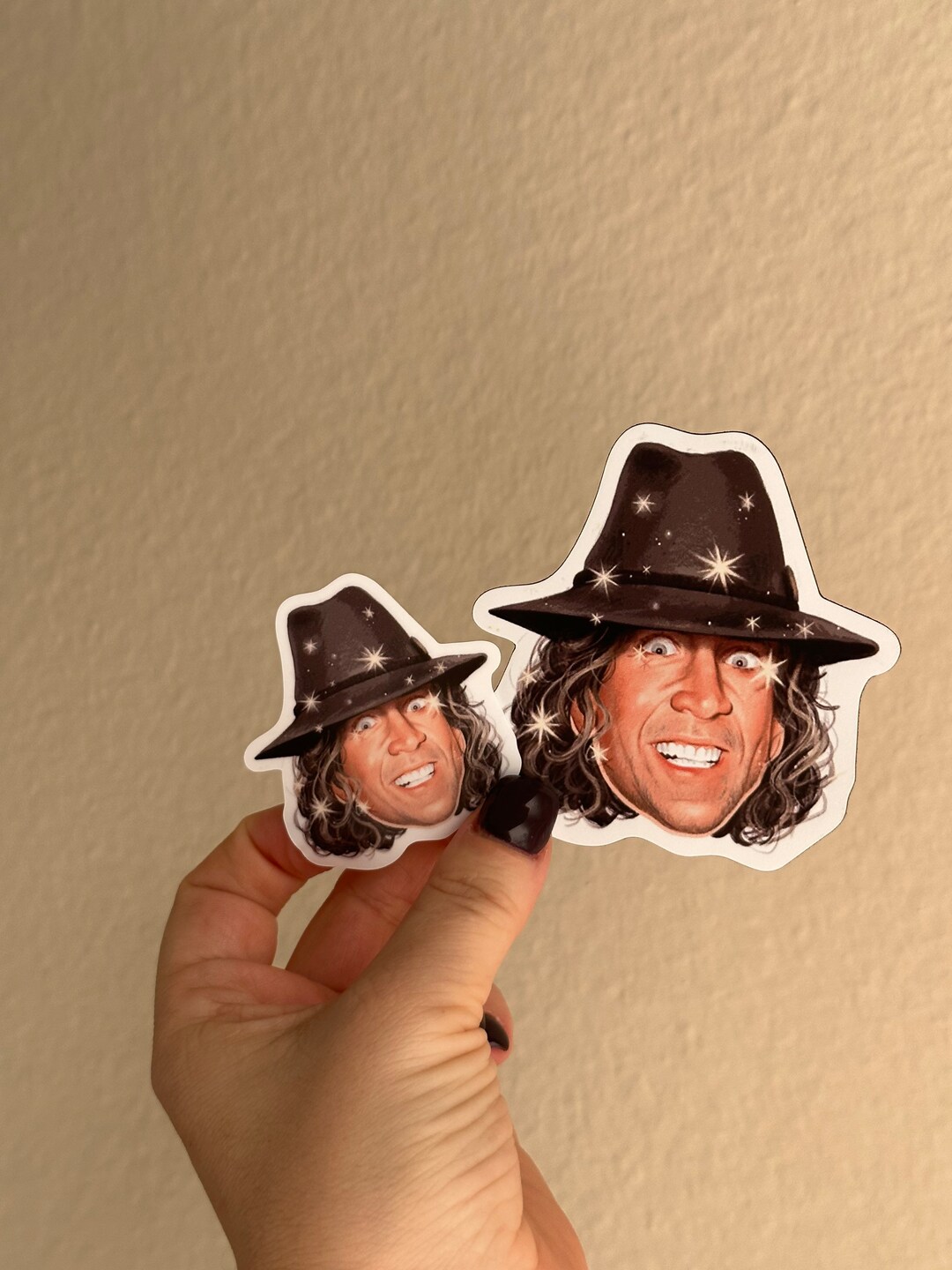 Magic Nicolas Cage Picolas Cage Funny Bundle Pack of 2 Magnet & Sticker ...