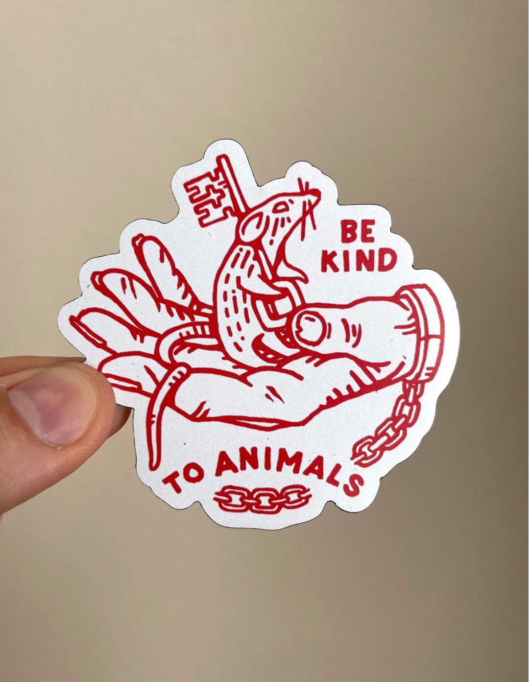 Vinyl Sticker be Kind Laptop Sticker Die Cut Skateboard Sticker ...