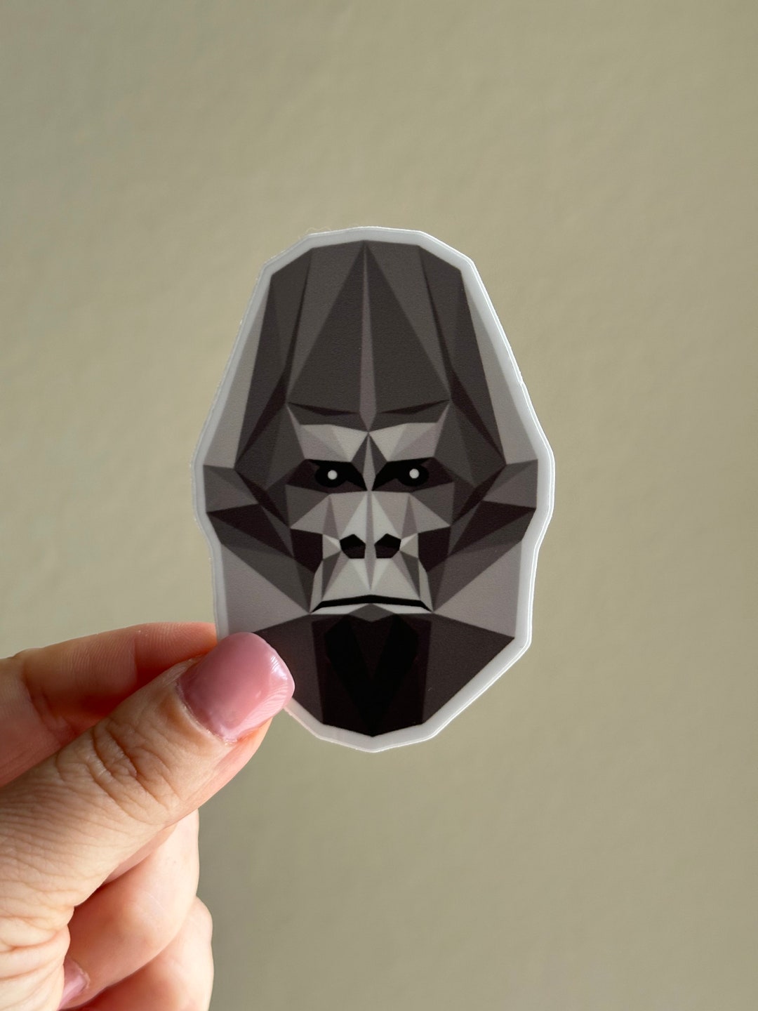 Gorilla Sticker Meme Sticker Funny Sticker Laptop Water Bottle Sticker ...