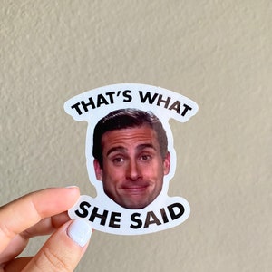 The Office Meme Magnet thats What She Said Vinyl Decal Gift ...