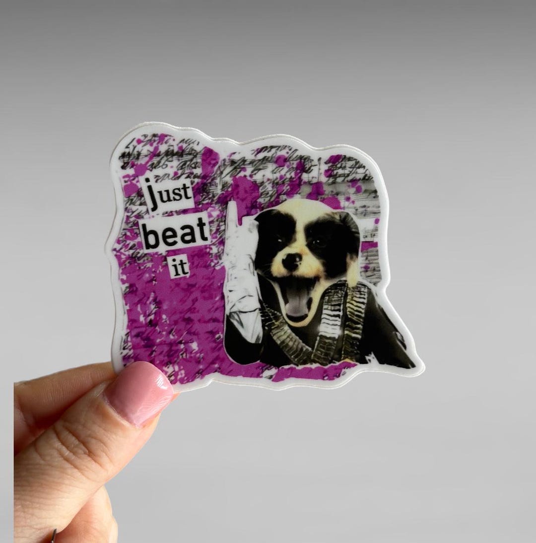Just Beat It Meme Magnet Funny Magnets Dog Magnet Magnets for Fridge ...