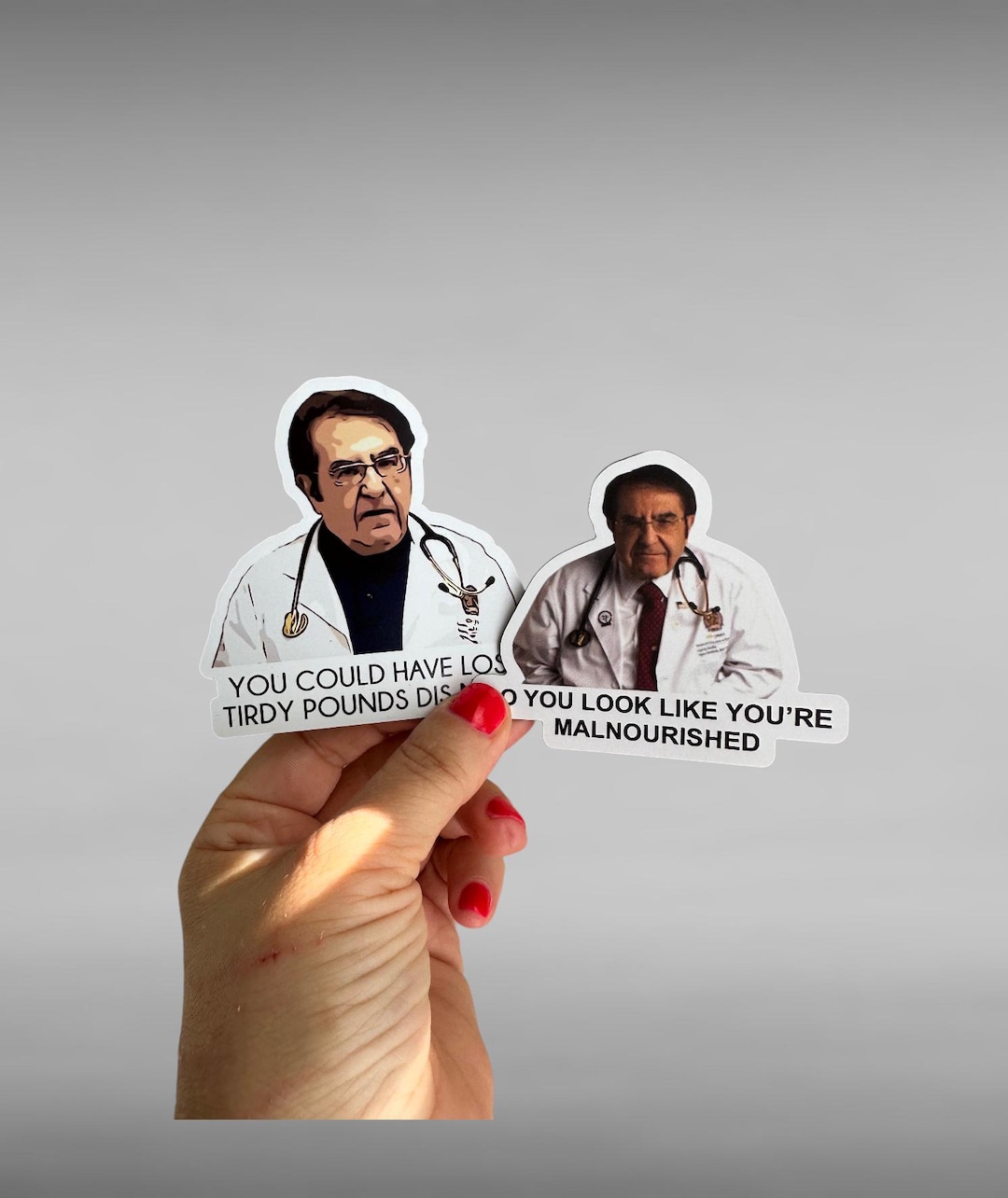 Set Magnets Dr. Nowzaradan Meme why You Eat so Much, Fridge Magnets, Dr ...