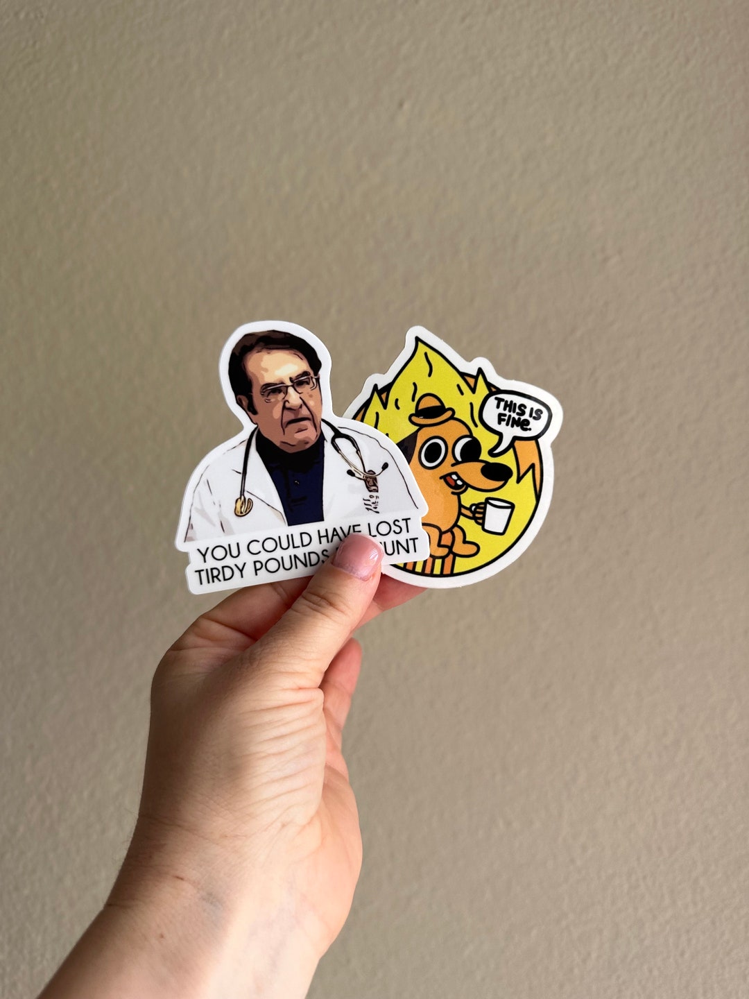 2 Stickers You Could Have Lost Turdy Pounds Dis Munt Sticker-funny ...