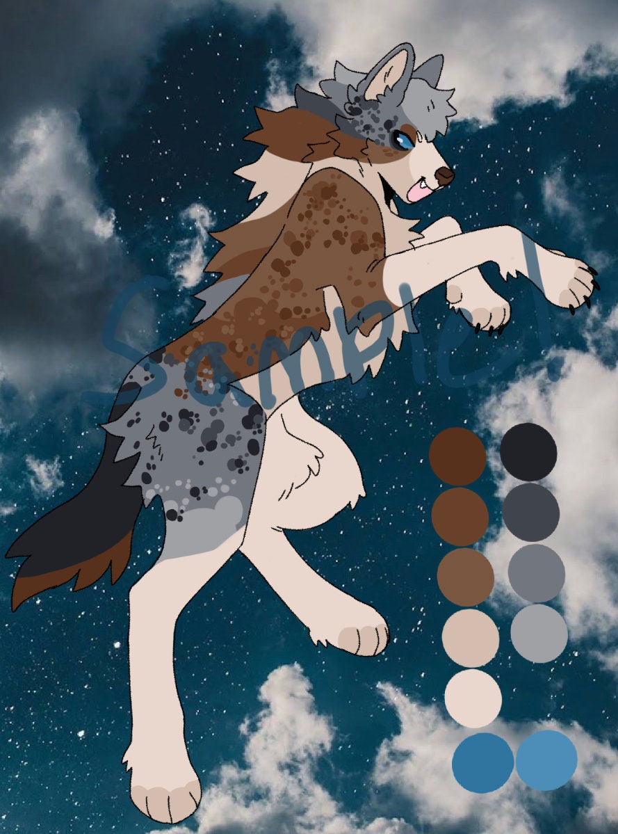 Moodboard Furry Custom Mystery Designs please Read Desc - Etsy