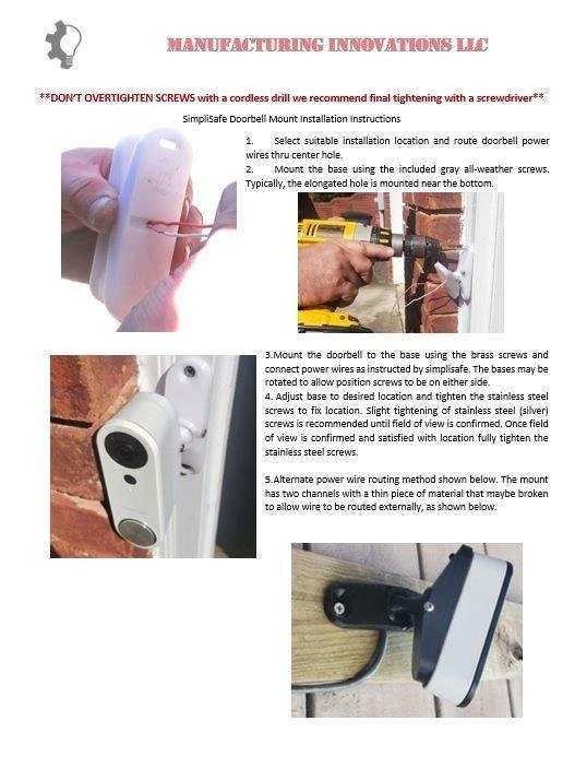 Simplisafe Adjustable Mount - Etsy