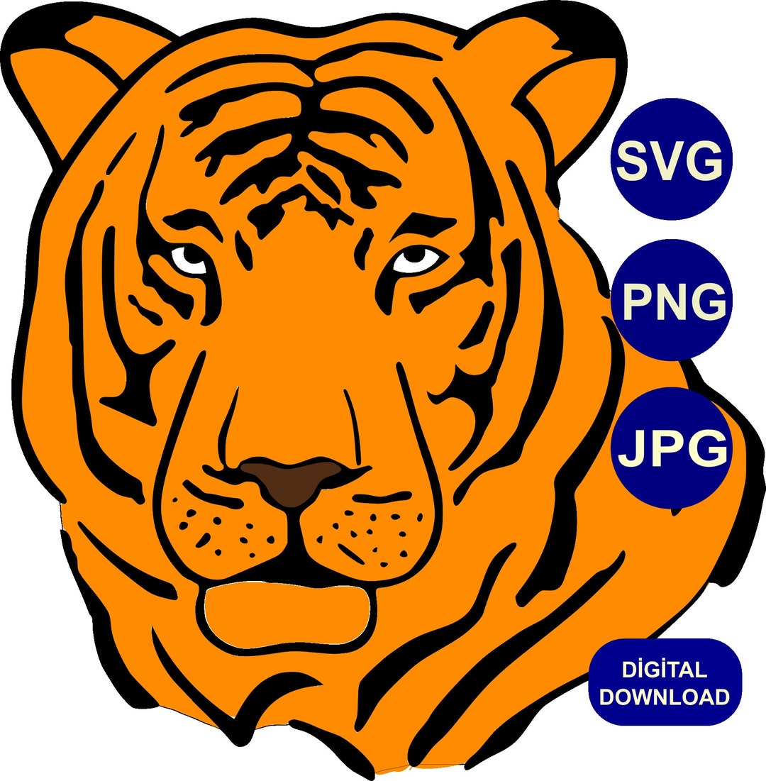 Tiger Pics -SVG, JPG, Png-for Wall Arts, T-shirt, Mug, Poster ...
