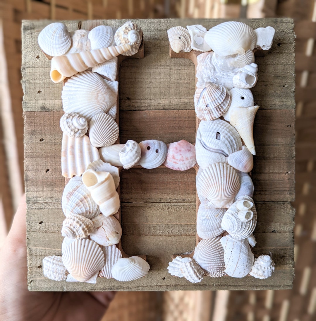 Small Size Shell Letter / Seashell Gift / Personalized Gift / Wall ...