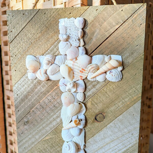 Seashell Cross - Etsy