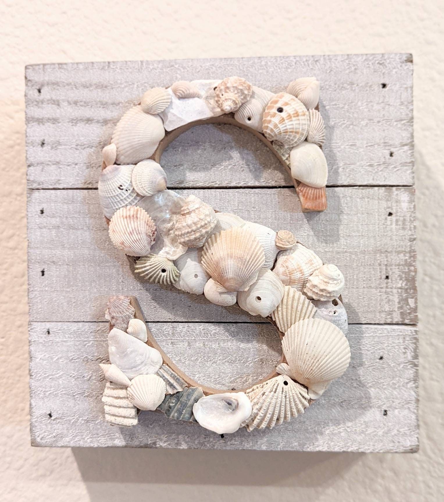 Small Size Shell Letter / Seashell Gift / Personalized Gift / Wall ...