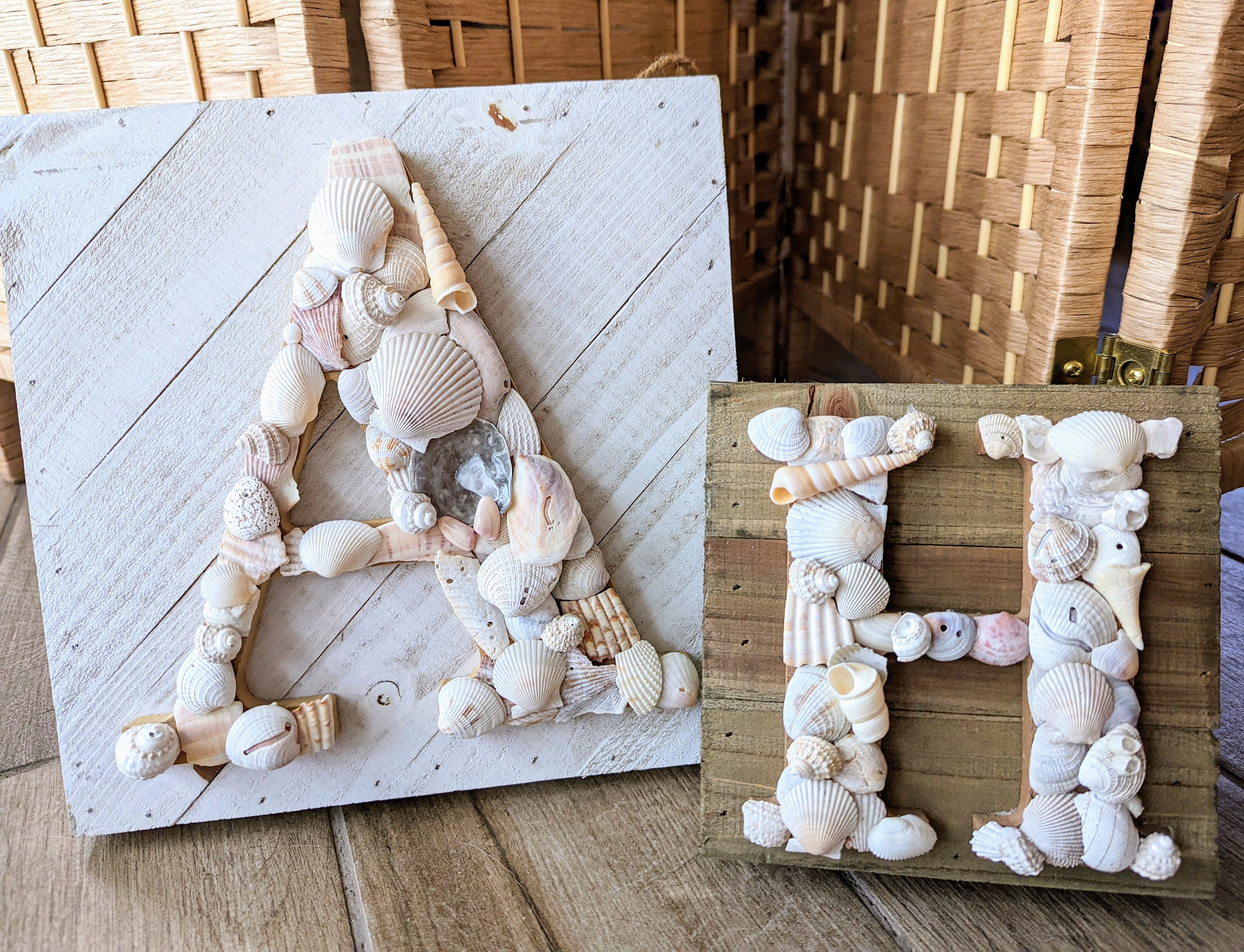 Small Size Shell Letter / Seashell Gift / Personalized Gift / Wall ...