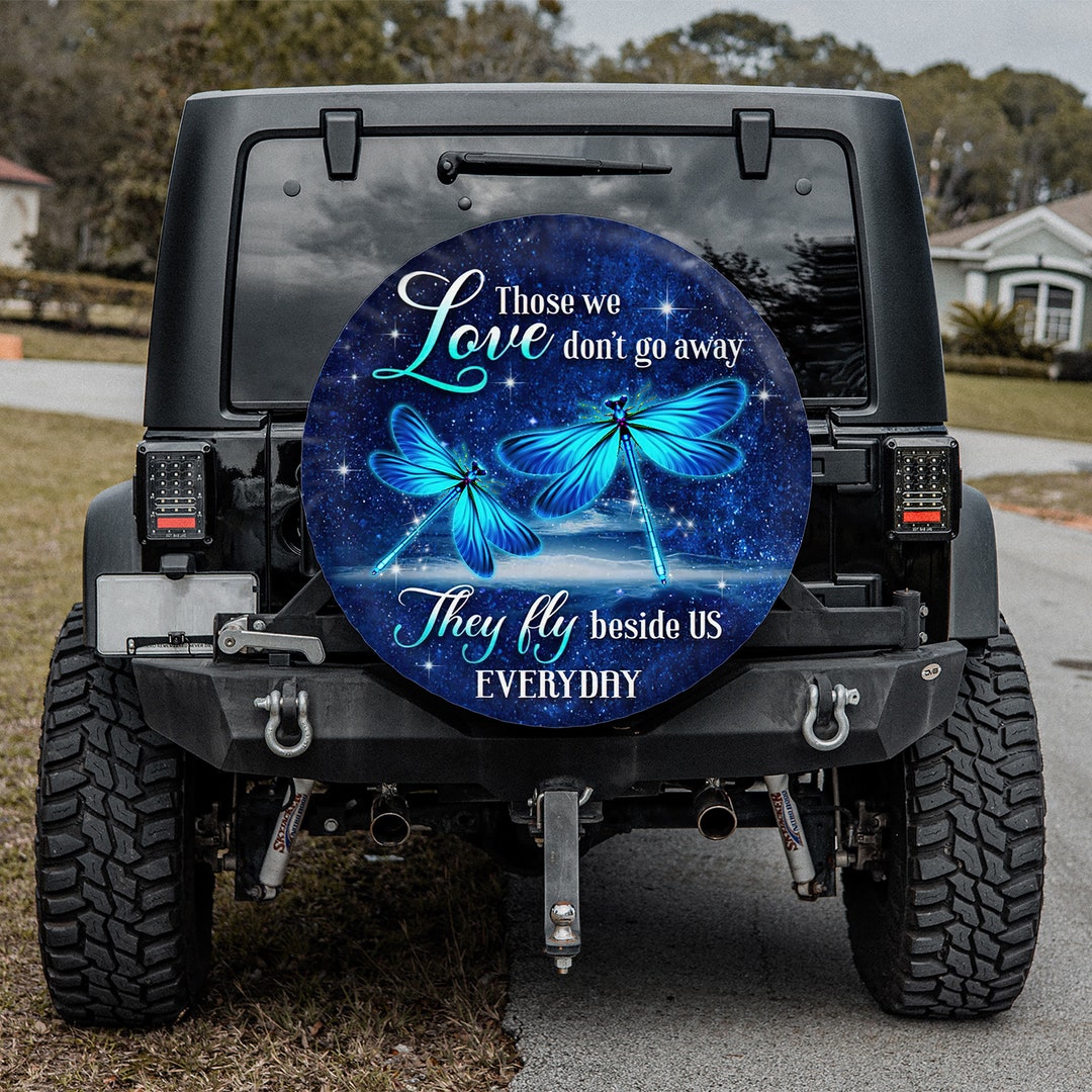 Blue Dragonfly Memorial Spare Tire Cover Camping Car - Etsy