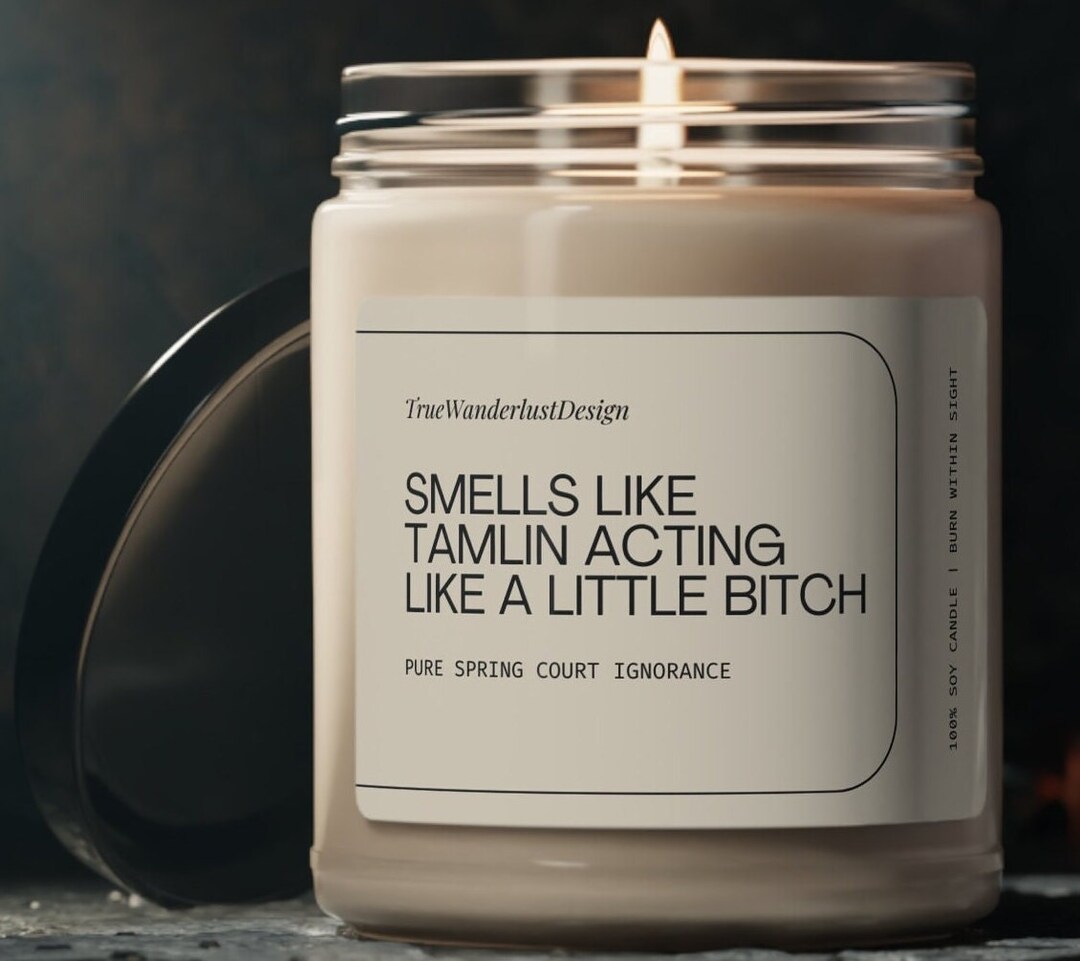 Smells Like Tamlin Candle, Acotar Theme Candle Gift, Book Inspired ...