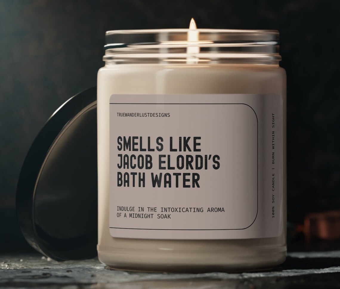 Smells Like Jacob Elodis Bath Water Candle Salt Burn Theme Gift Funny ...