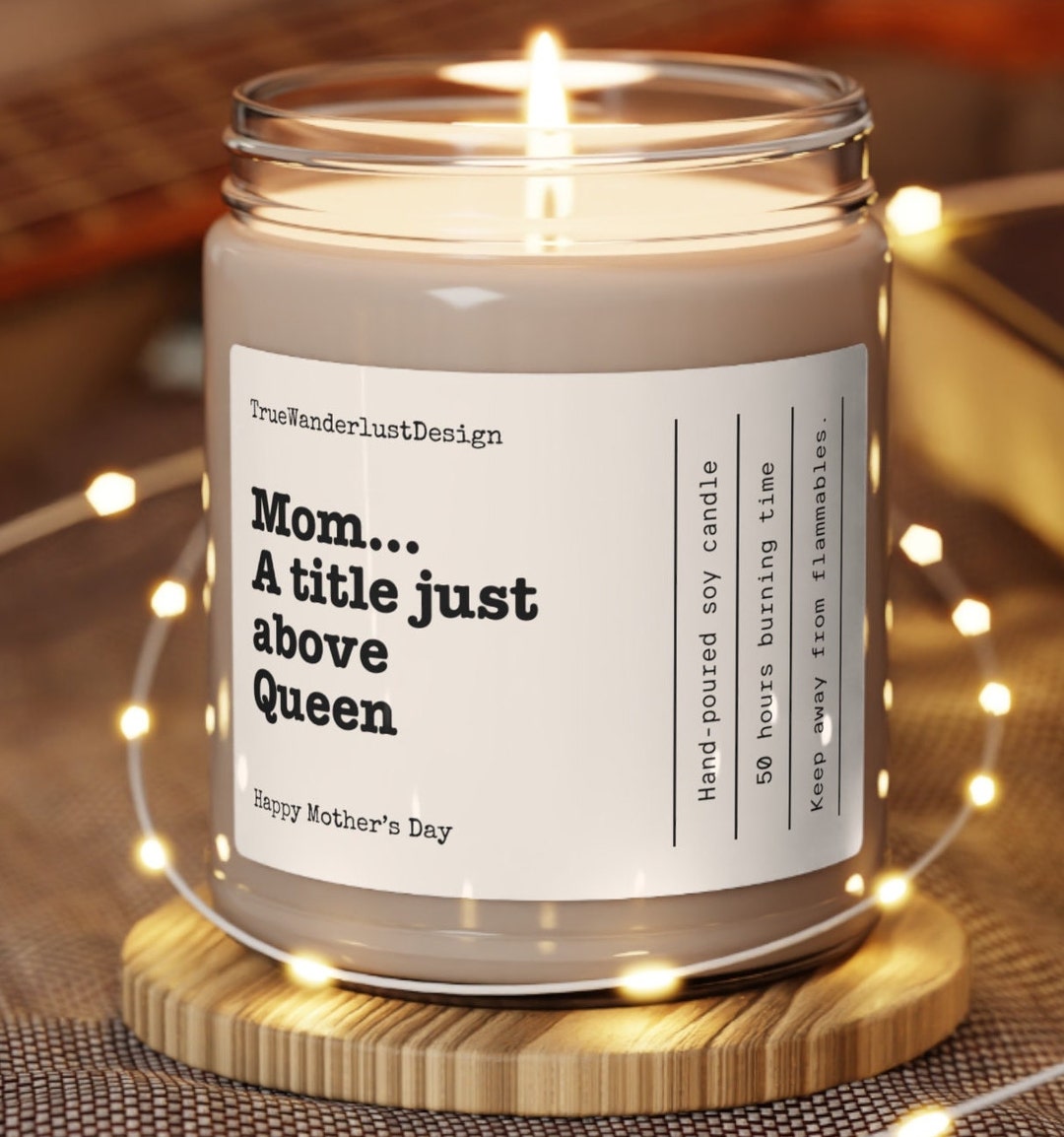 Happy Mother's Day Gift, Funny Mothers Day Candle Gift, Funny Mom Gift ...