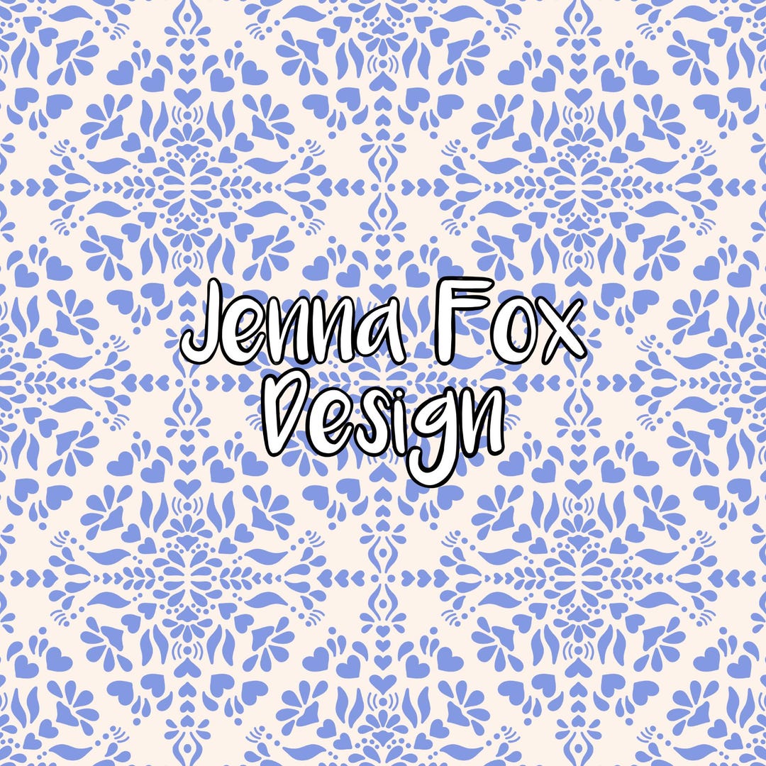 Floral Heart Damask Seamless Pattern File Instant Download 300 DPI PNG ...