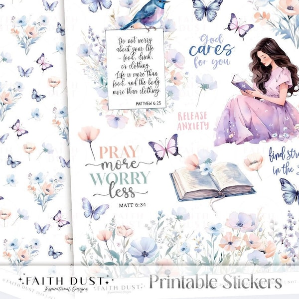 Bible Journal Stickers - Etsy