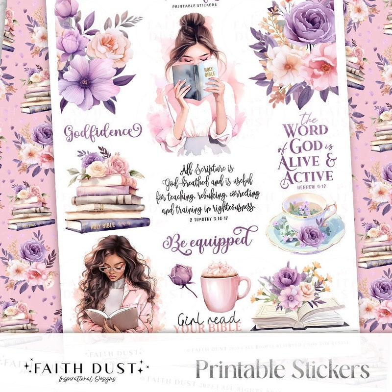 Bible Journal Stickers - Etsy