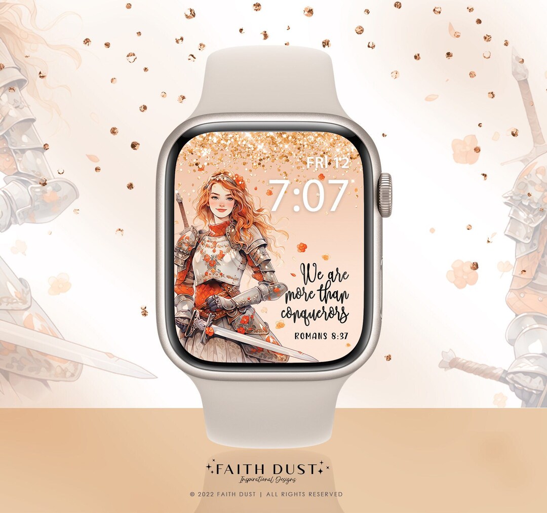 Christian Apple Watch Wallpaper More Than Conquerors - Etsy
