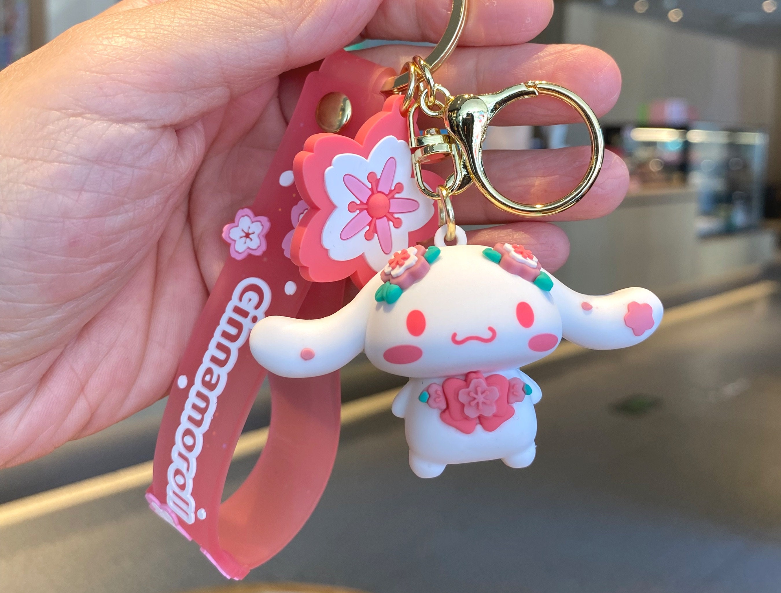 Kawaii Japanese Cartoon Sakura Keychains Kuro Keychain My - Etsy