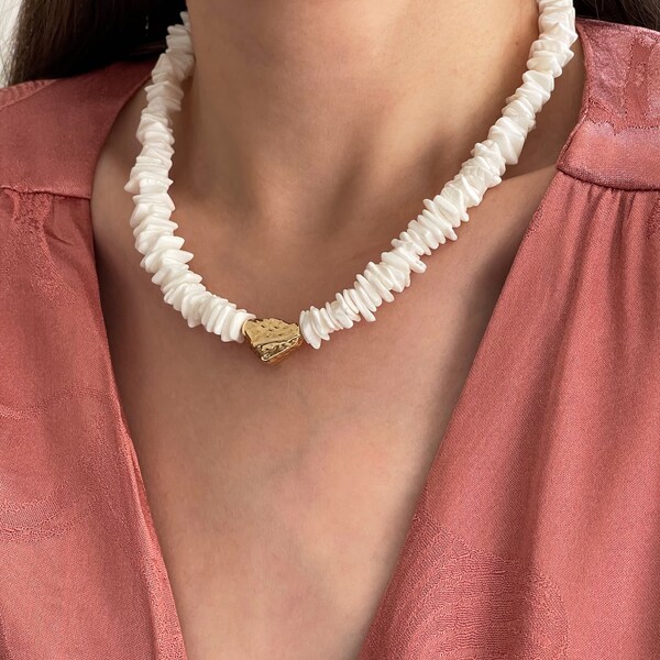 Large Shell Necklace - Etsy