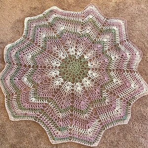 12 Point Star Afghan Blanket Crochet Pattern - Etsy