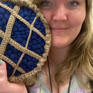 Blueberry Pie Pillow "pie-low" Crochet Pattern - Etsy