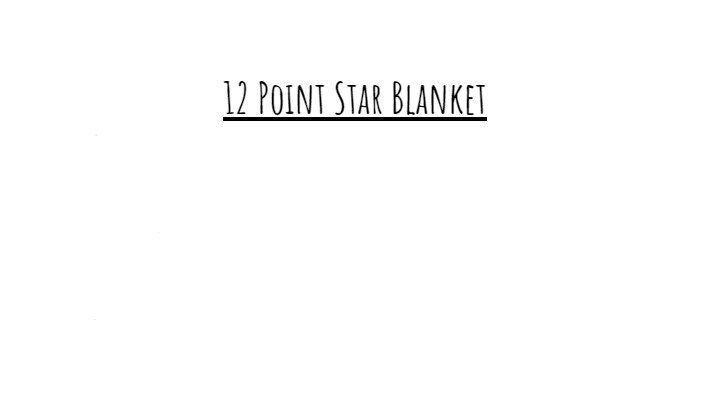12 Point Star Afghan Blanket Crochet Pattern - Etsy