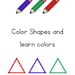 Learn Colors and Shapes Coloring Pages for 2 Year Old 2 Year Old ...