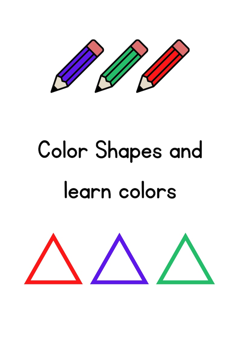 Learn Colors and Shapes Coloring Pages for 2 Year Old 2 Year Old ...