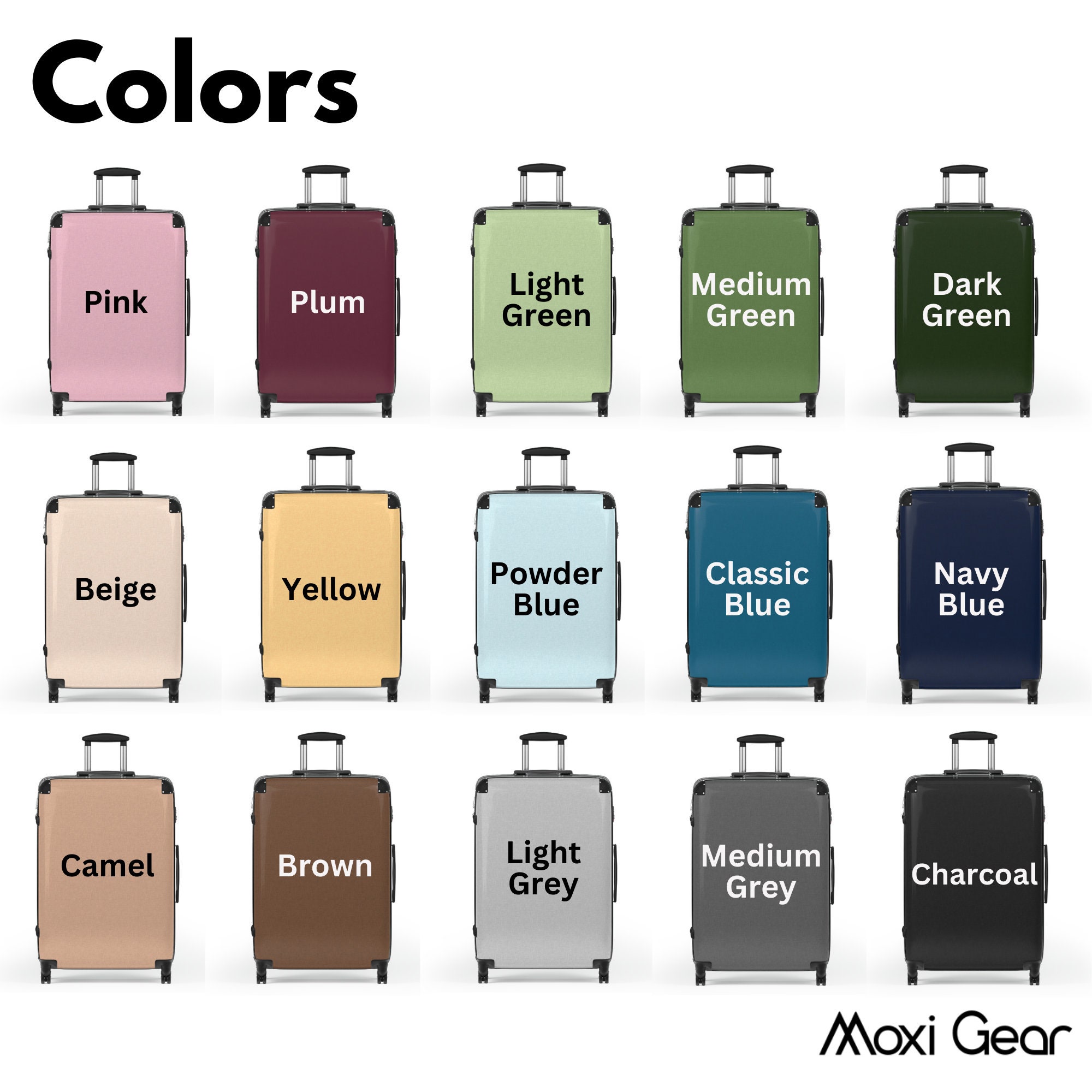 Custom Luggage With Monogram Floral Suitcase Custom Luggage Neutral ...