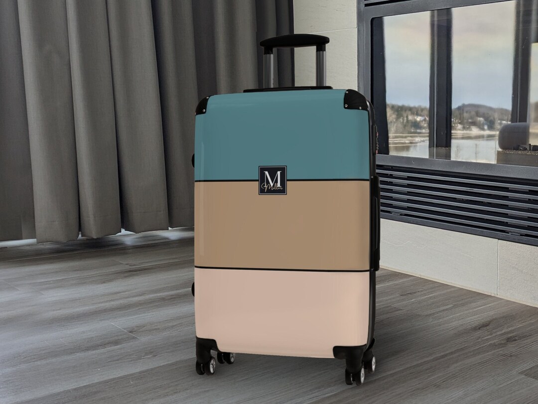 Personalized Spinner Luggage With Monogram, Custom Gift Initial and ...