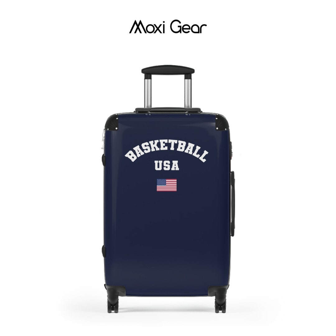Basketball Suitcase With Spinner Wheel, Basketball Luggage, Varsity ...
