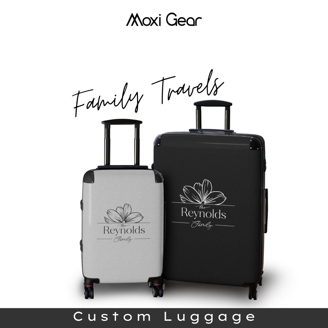 Personalized Suitcase With Name Custom Luggage for Family Matching ...