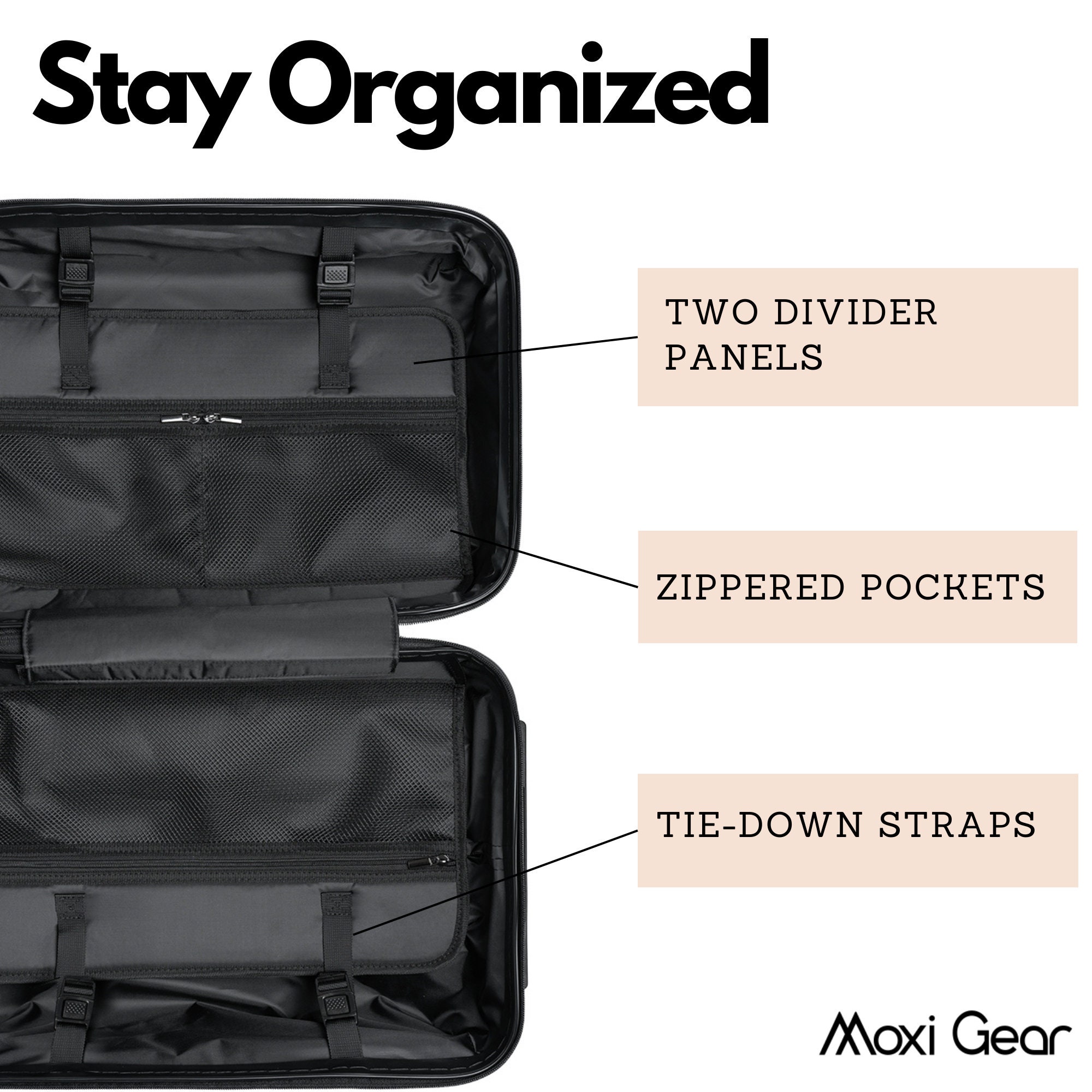 4 Wheel Luggage With Lock Green Suitcase for Women 22 in Carryon, 31 in ...