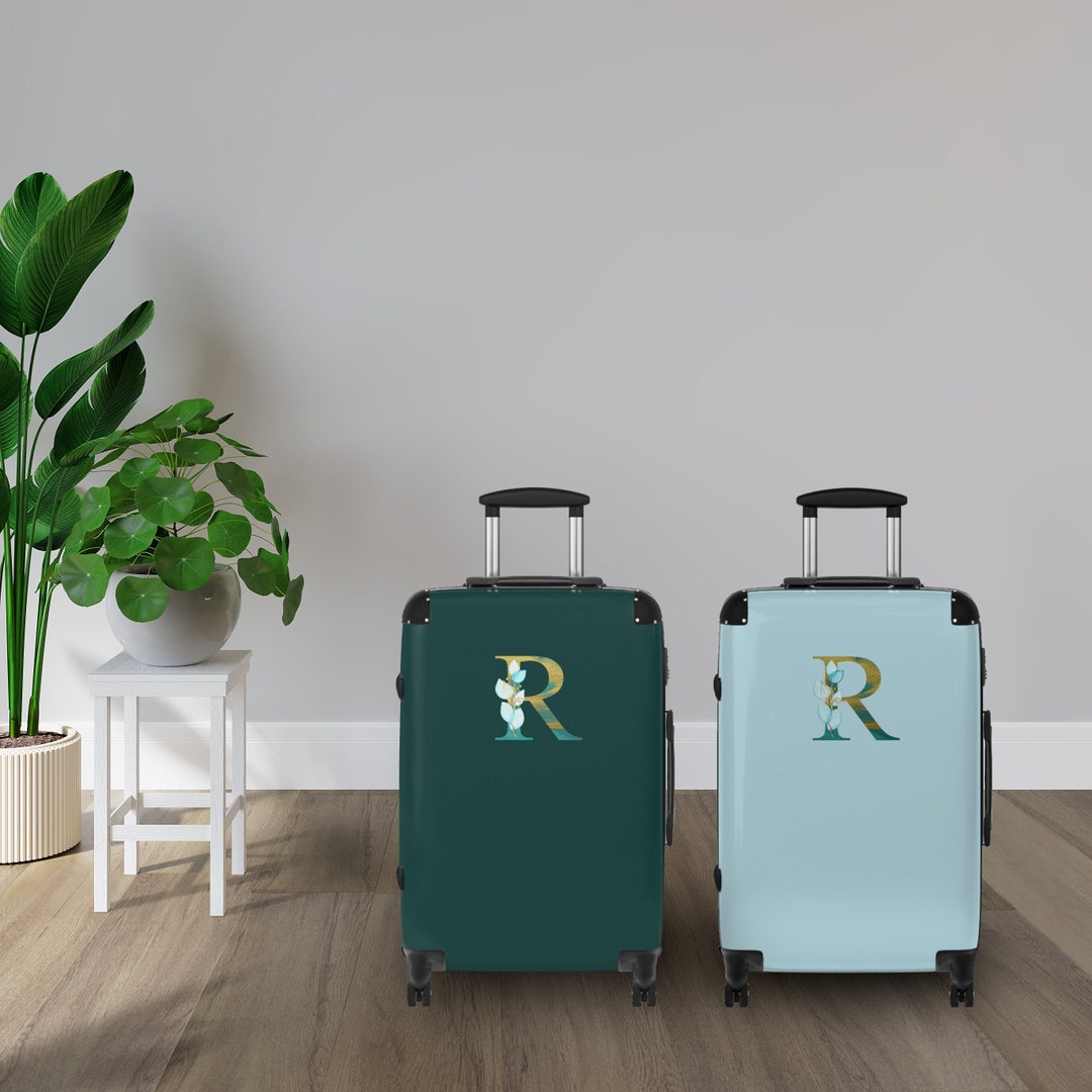 Personalized Luggage With Monogram Custom Suitcase With Wheel ...